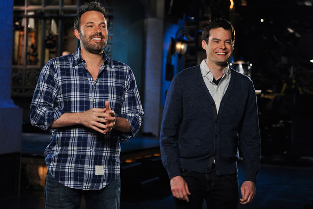 'Saturday Night Live' Promo: Ben Affleck Makes Bill Hader Lose His S**t ...